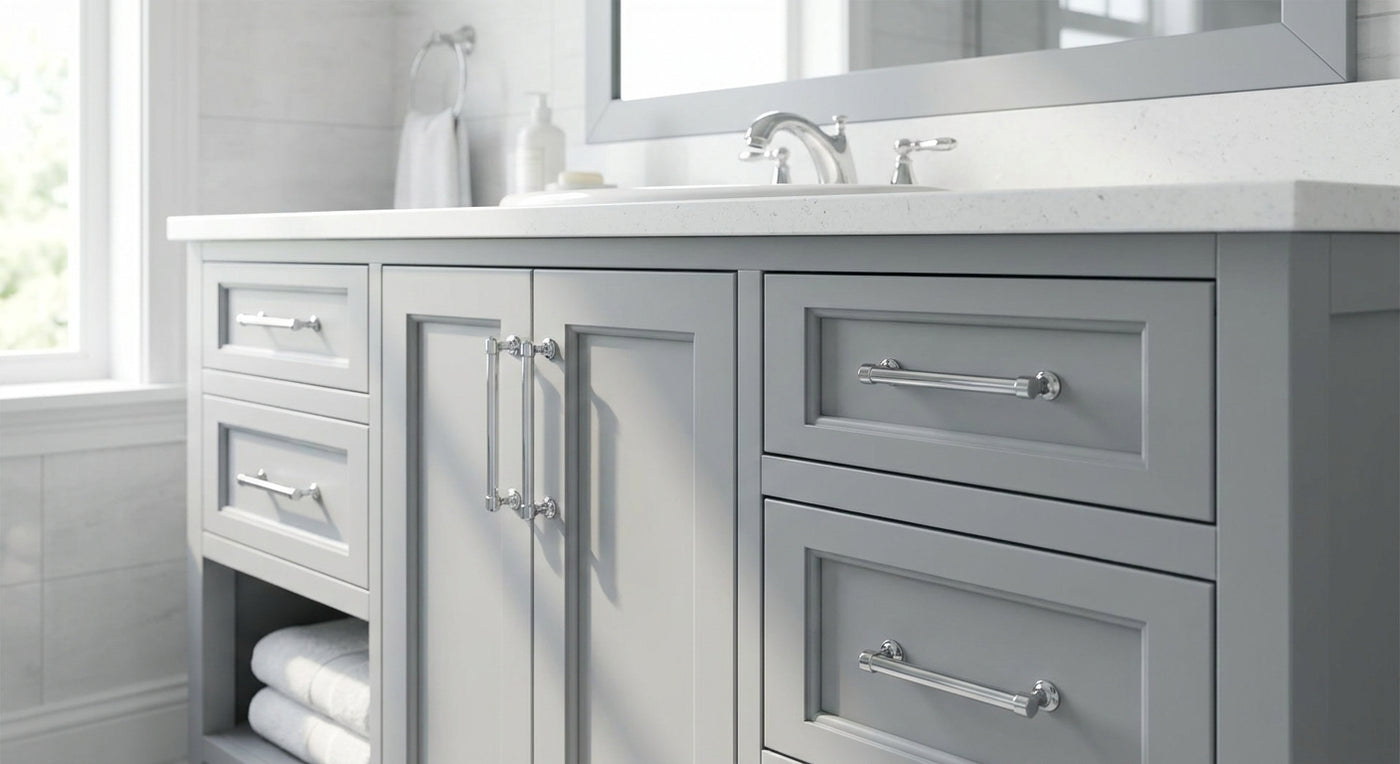 Chrome Cabinet Pulls for Bathroom Vanities: 2026 Guide – The Knobs Company
