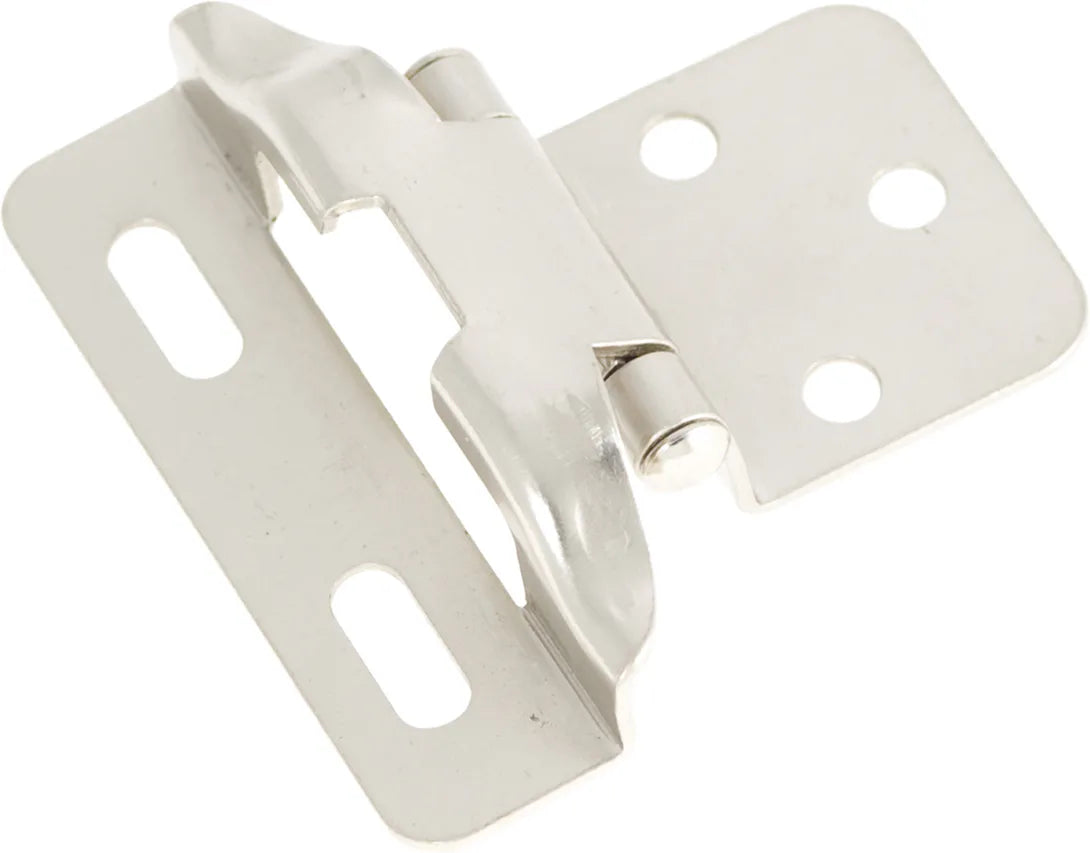 Hinge Semi-Concealed 1/4'' Overlay Face Frame Part Wrap Self-Close Sat ...