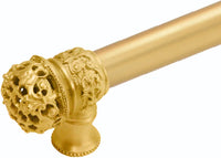 Juliane Grace 18'' cc with 5/8'' smooth center long pull small finial ...