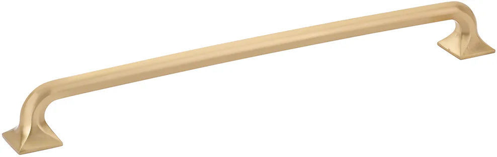Northport Appliance Pull, Square Bases, Signature Satin Brass, 15'' cc ...